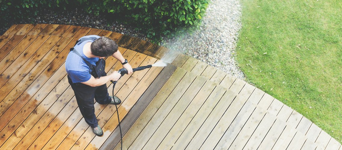How To Get Your Wood Deck Clean With A Pressure Washer